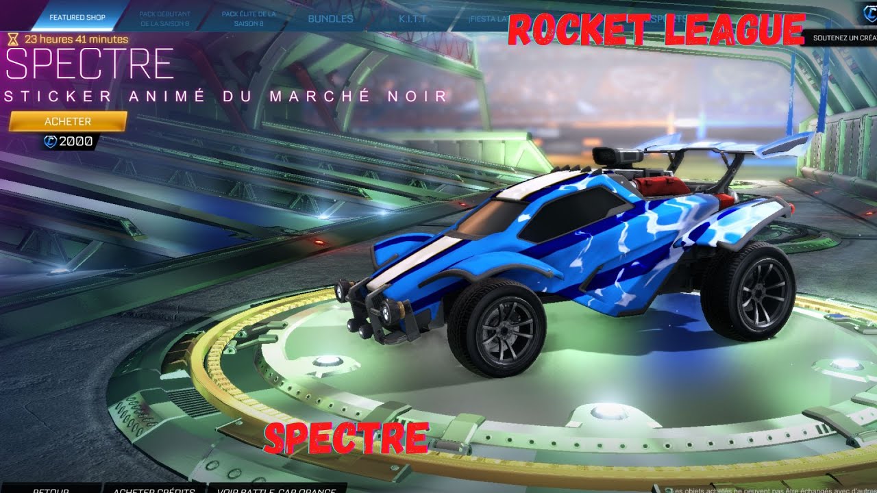 *NEW* SPECTRE AUTO BOUTIQUE 1 OCTOBRE 2022 ROCKET LEAGUE ITEM SHOP ...