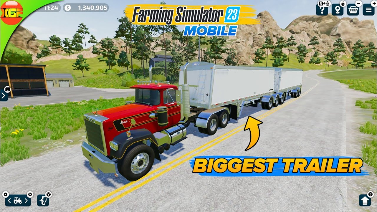Mack Super-Liner 6×4 With Biggest Trailer Load King | FS23 Gameplay ...