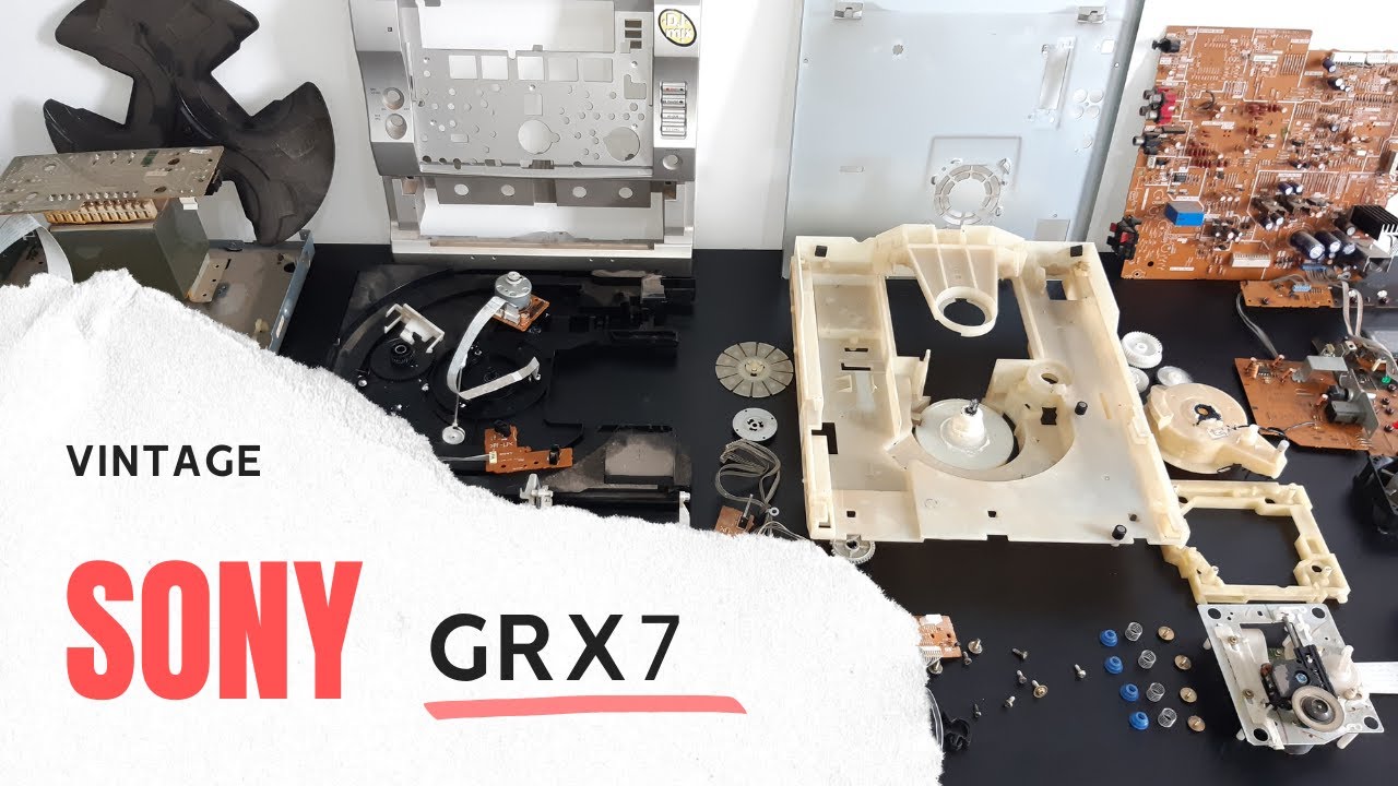 Sony GRX7 Restauração Reparo Manutenção Parte 1 - YouTube
