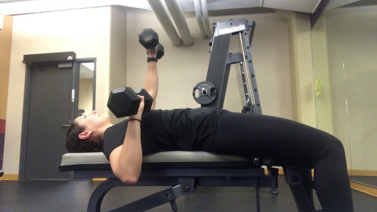 Alternating DB Chest Press - YouTube