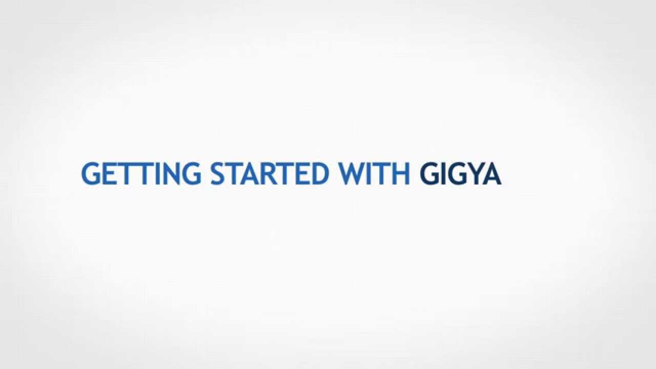 Getting Started with Gigya - YouTube