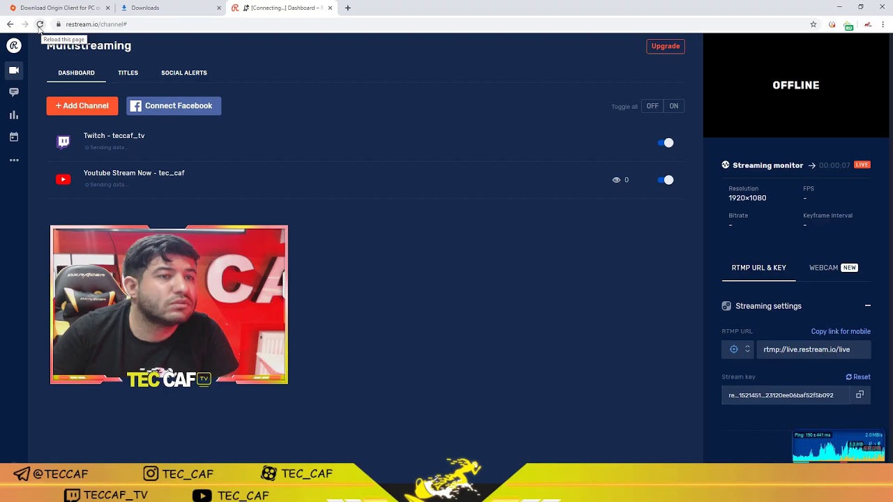 tec_caf Live Stream - YouTube
