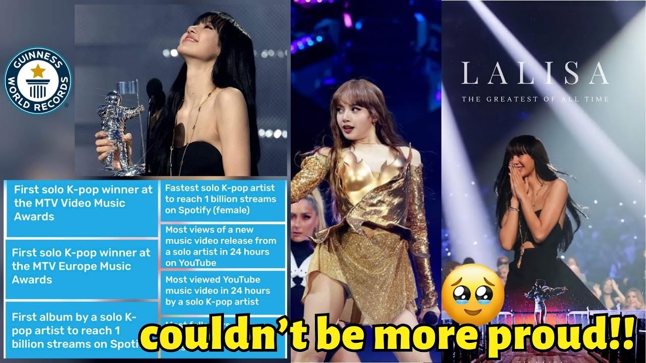 LISA of BLACKPINK is the only Kpop idol having 7 GUINNESS WORLD RECORDS ...