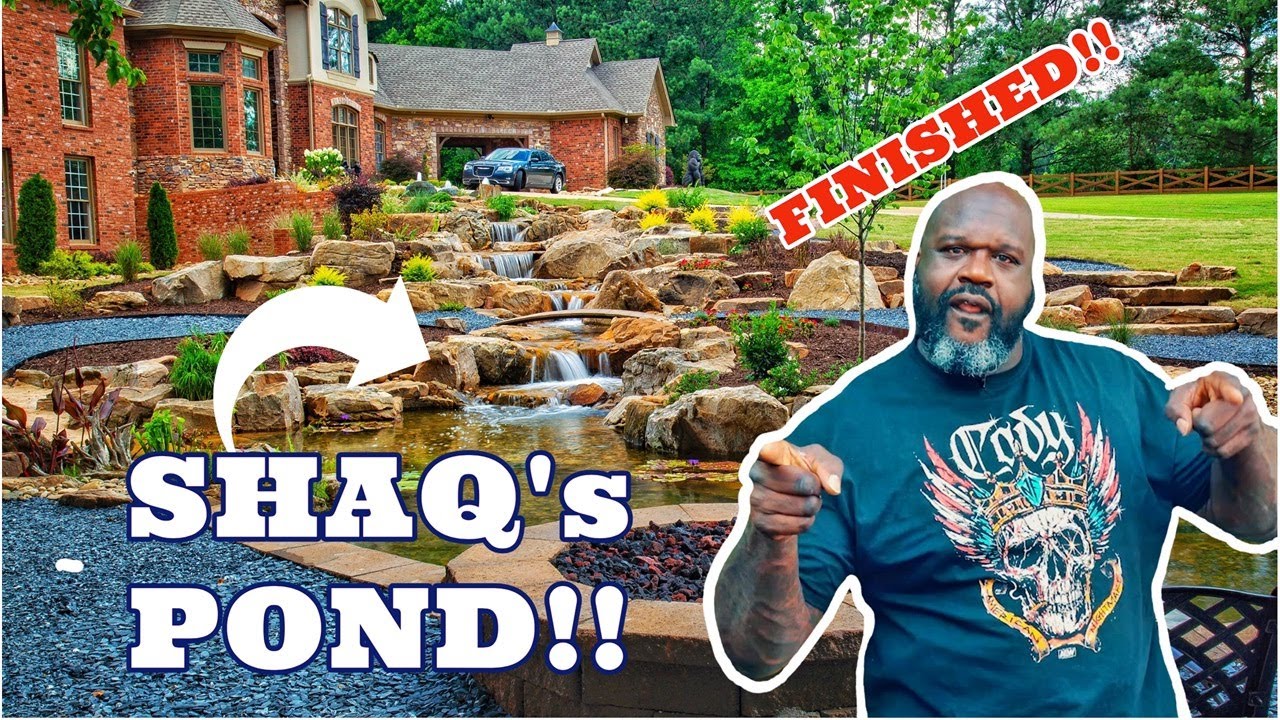 SHAQ's EPIC POND - Completed - YouTube