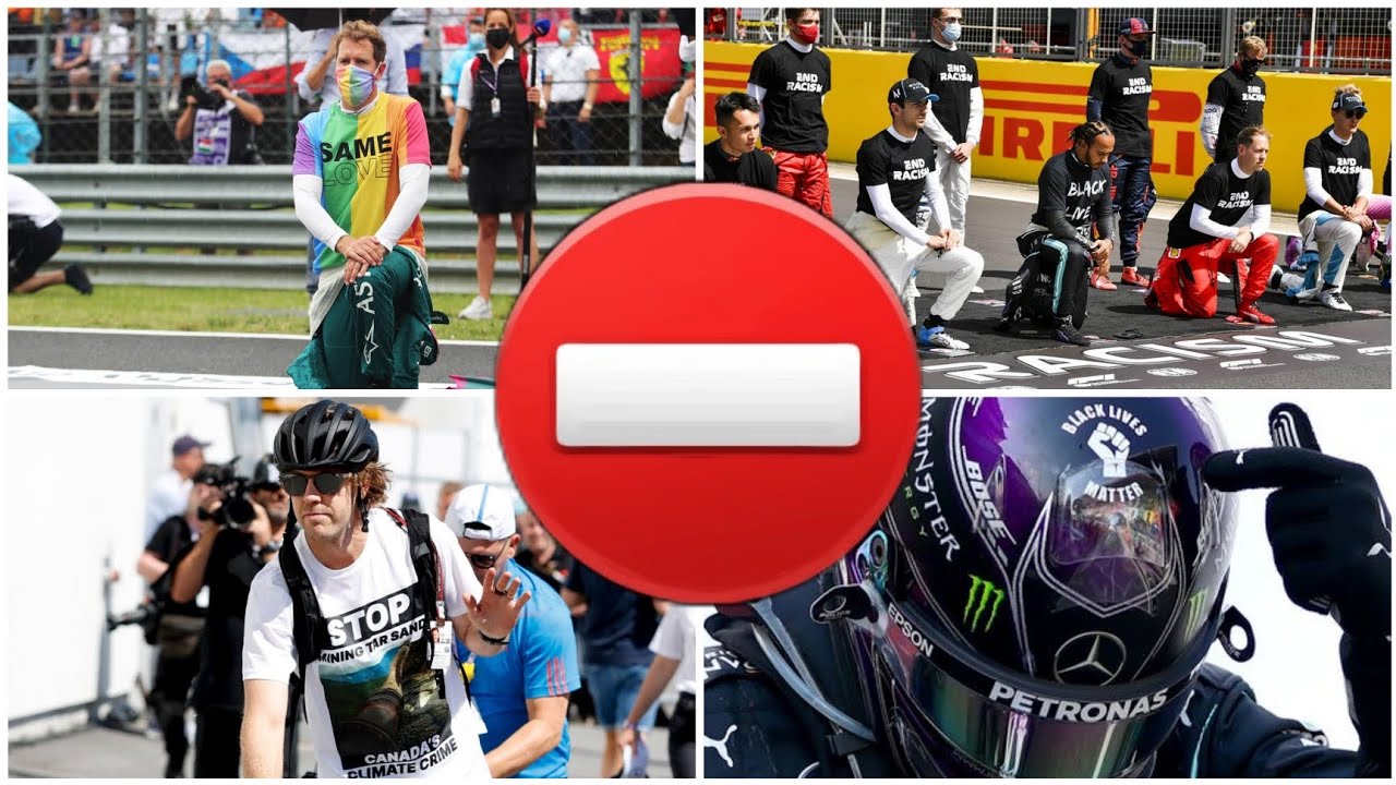 FIA bans "political statements" from Formula 1 drivers - YouTube