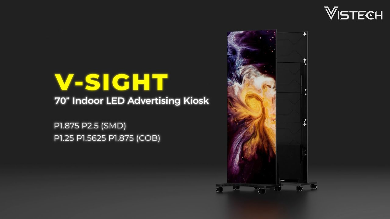 V-Sight Series Indoor LED Advertising Kiosk - Elevate Your Advertising ...