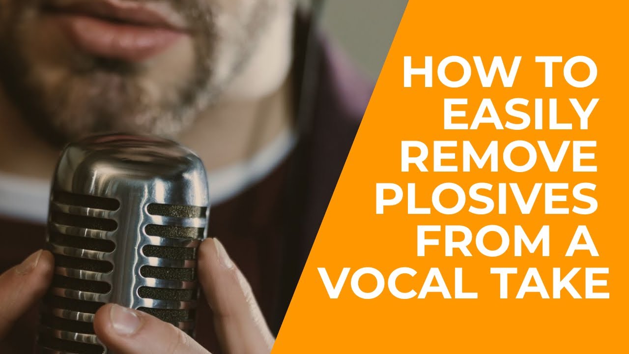How To Easily Remove Plosives From A Vocal Take - YouTube