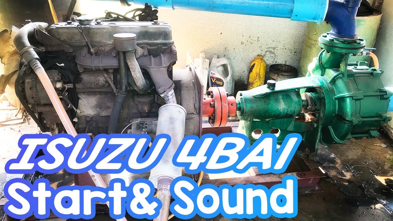 ติดเครื่อง ISUZU 4BA1 - Engine Start Up and Sound - YouTube