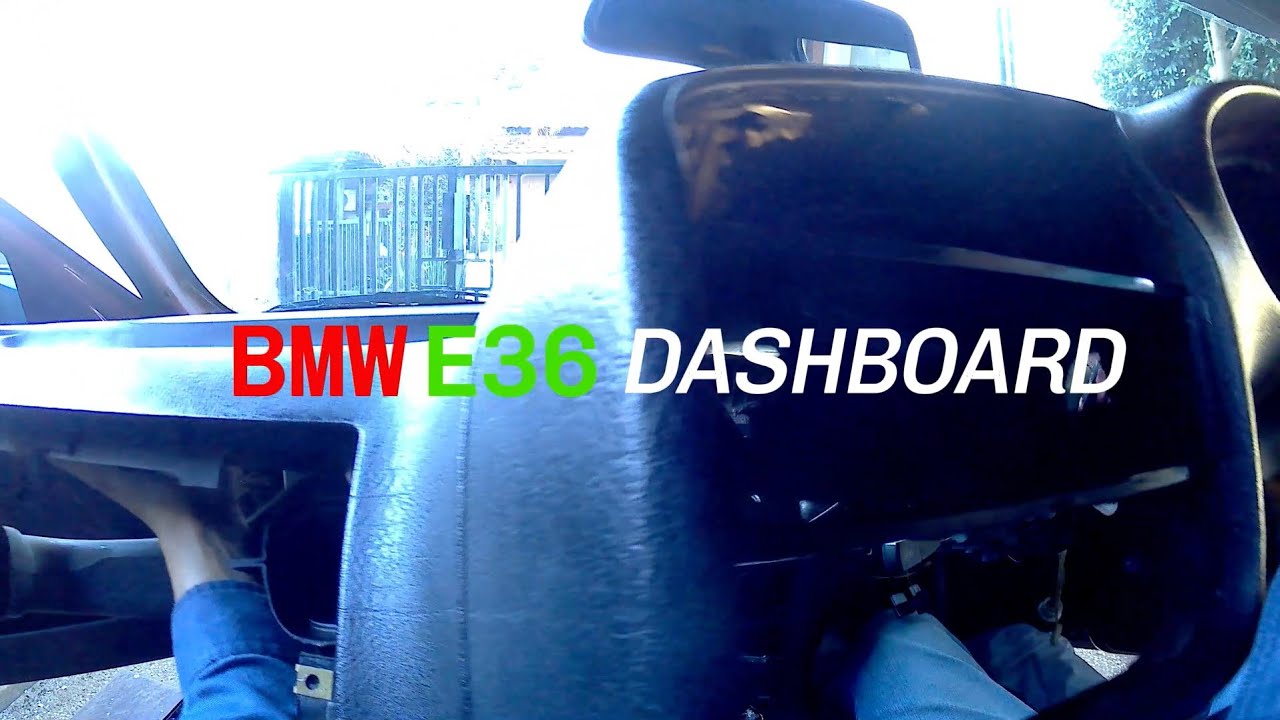 BMW E36 Dashboard - YouTube
