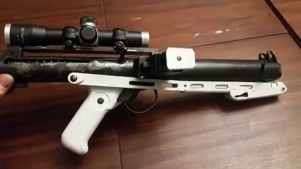 Movie Gun Video 3: Star Wars Episode VII Modified E11 Blaster (live ...