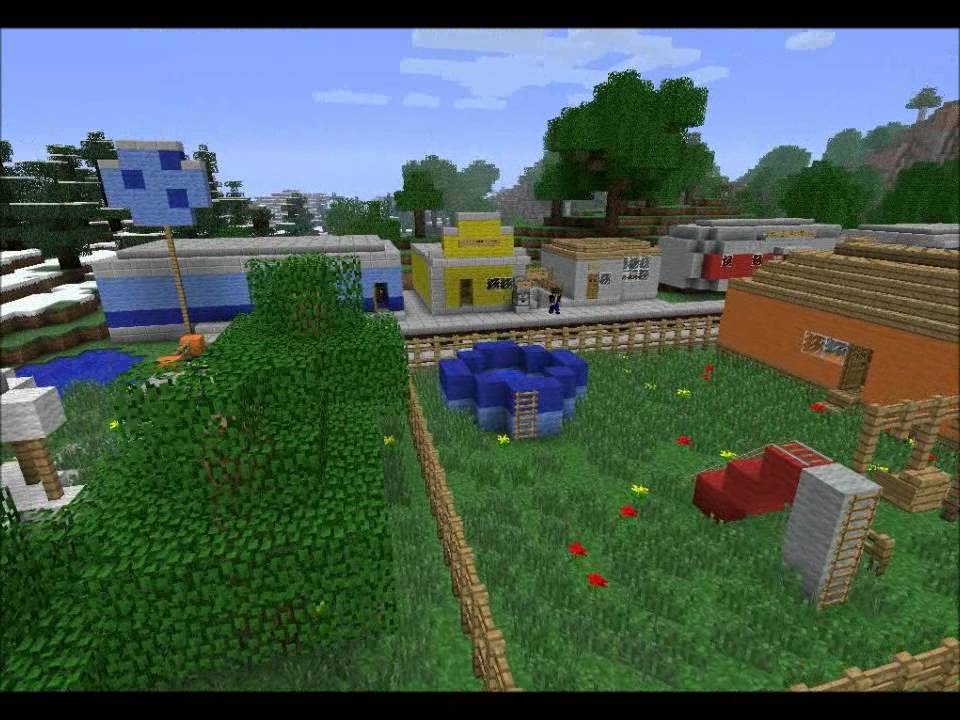 MineCraft 50s Street - YouTube