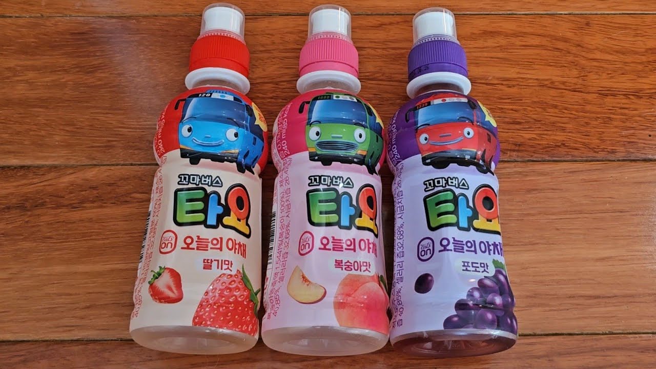 Random Item Review Eats On Today's Vegetable Juice TAYO Strawberry ...