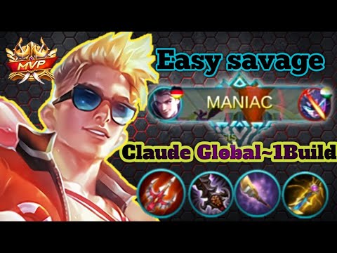 Claude best build 2020 Mobile Legends - YouTube