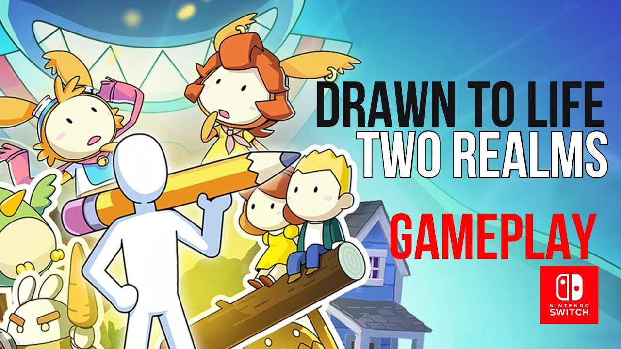 Gameplay Drawn To Life: Two Realms (Nintendo Switch). ¡Dos mundos ...