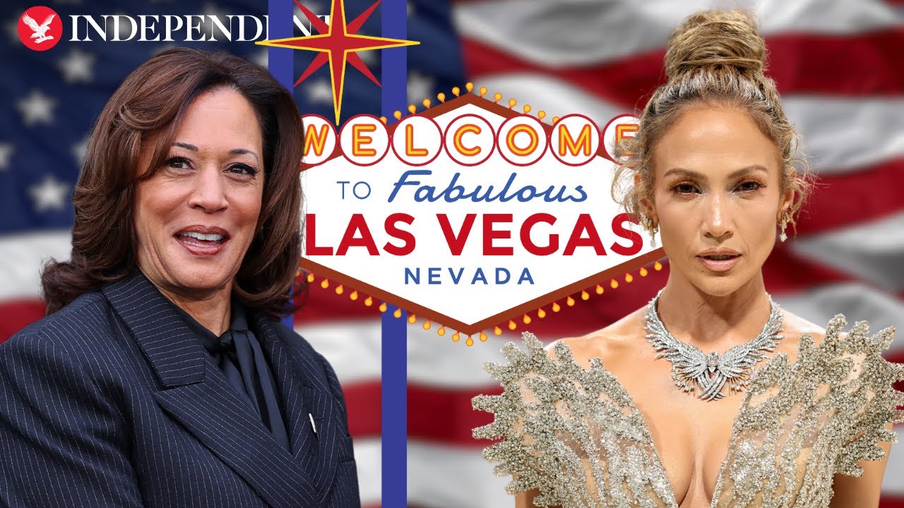 Live: Harris campaigns with Jennifer Lopez in Las Vegas - YouTube