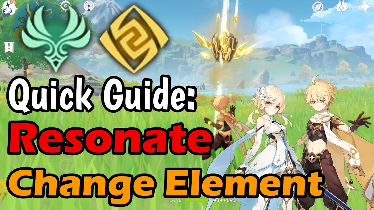 Genshin Impact: How to resonate/change element with Main Character. Quick Guide. - YouTube