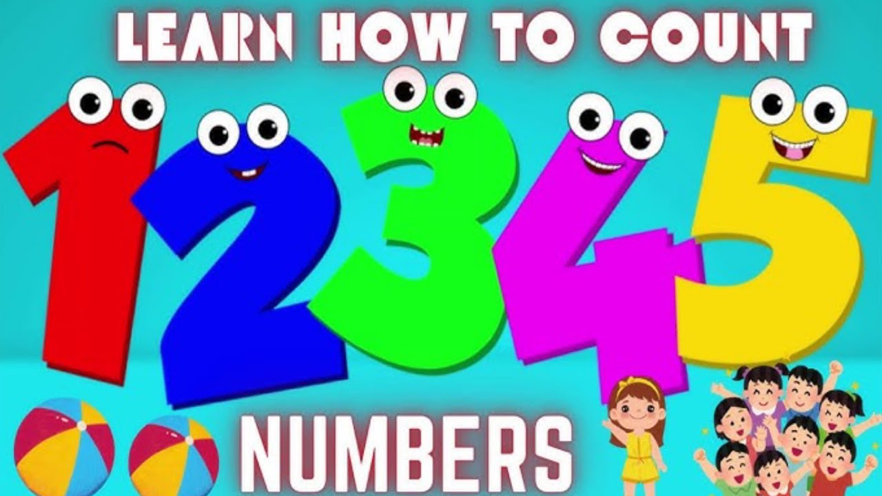 1 2 3 4 counting | Learn to 123 kids | nursery rhythm - YouTube