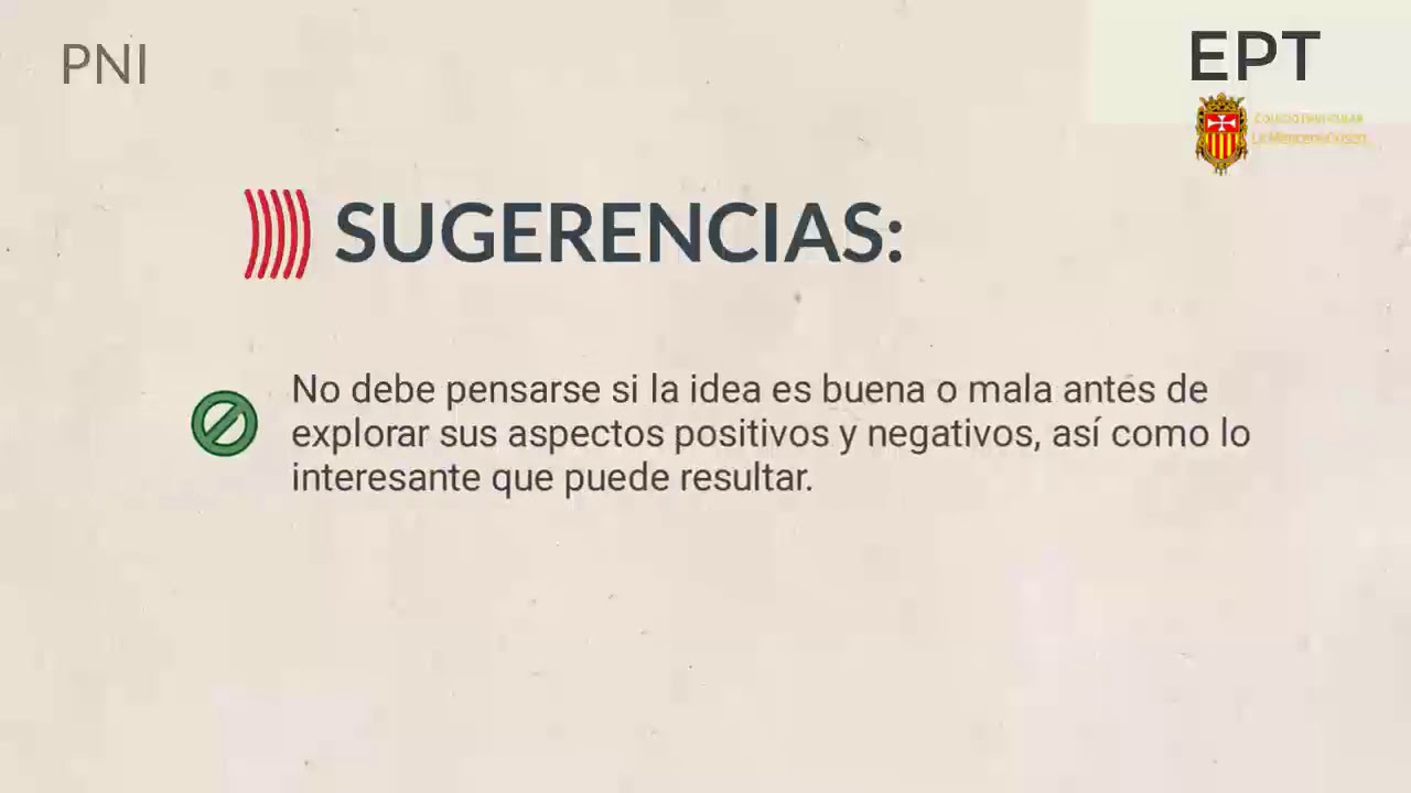 PNI TÉCNICA DE CREATIVIDAD - YouTube