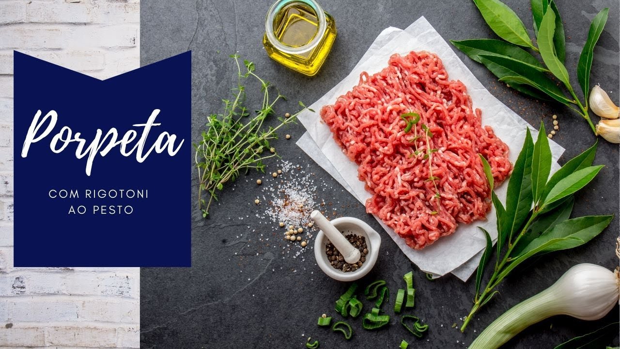 Porpeta com Rigatoni ao Pesto - YouTube