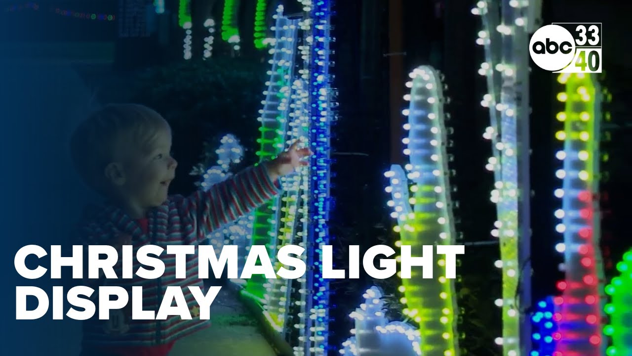 Great Christmas Light Fight trophy winners light up new display - YouTube