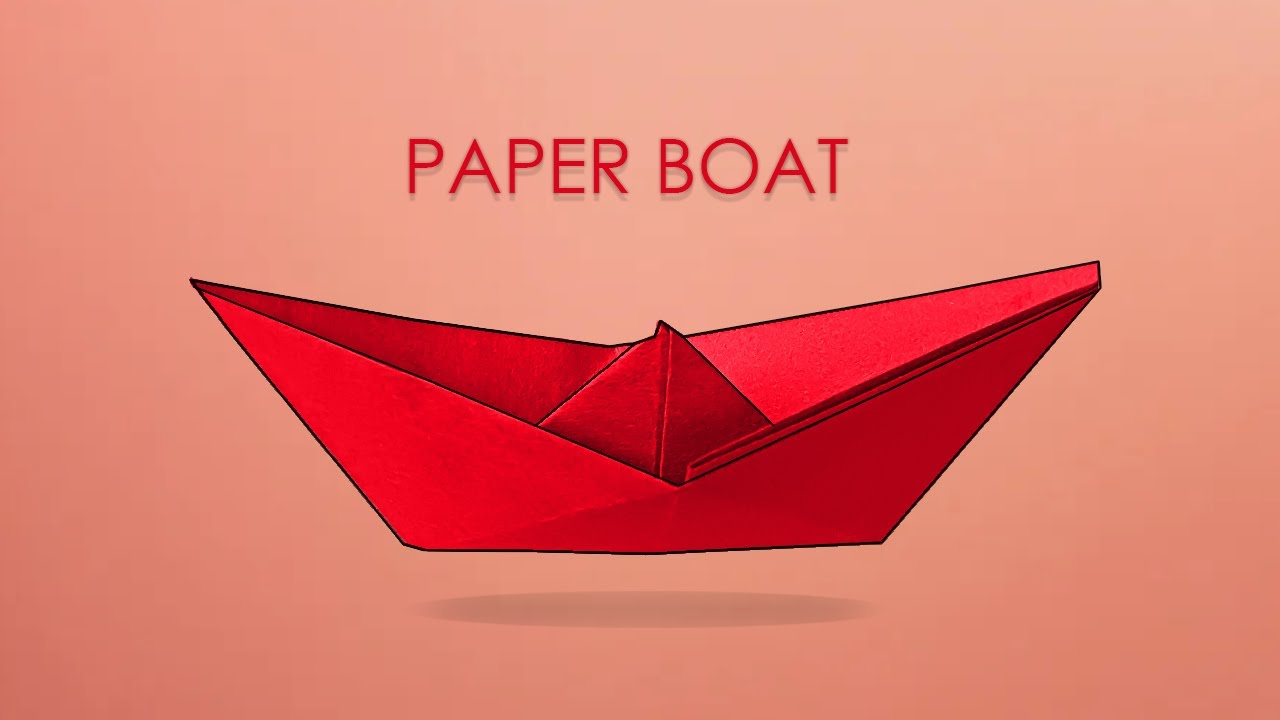 how to make a easy paper boat | paper boat making tutorial - YouTube