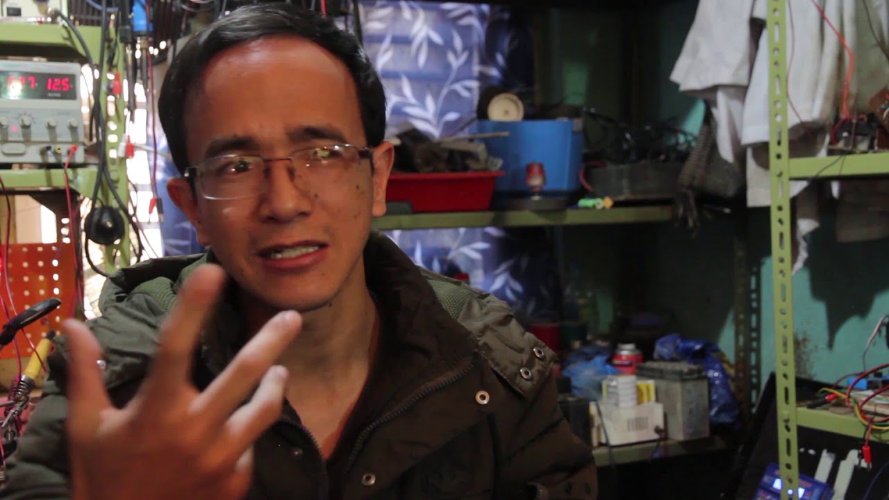 first engineer who made bomb diposal robot for Nepal Army - YouTube