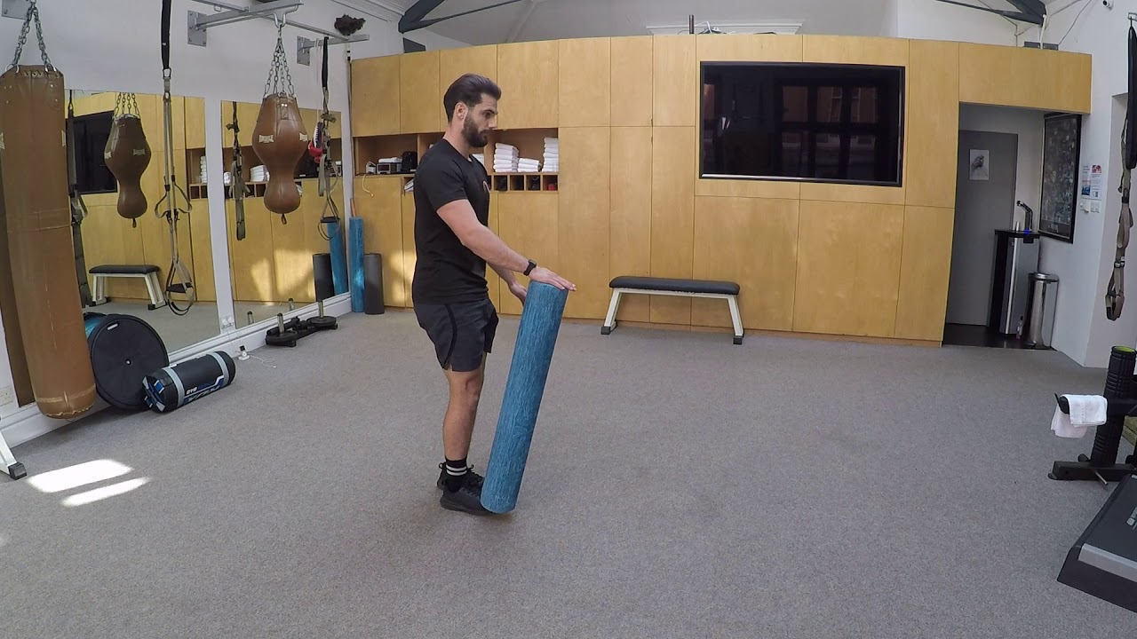 Foam Roll Assisted SL RDL - YouTube