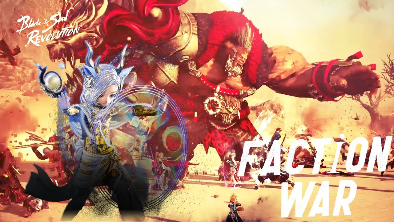BLADE & SOUL REVOLUTİON BNSR WORLD FACTİON WAR @netmarblegames - YouTube