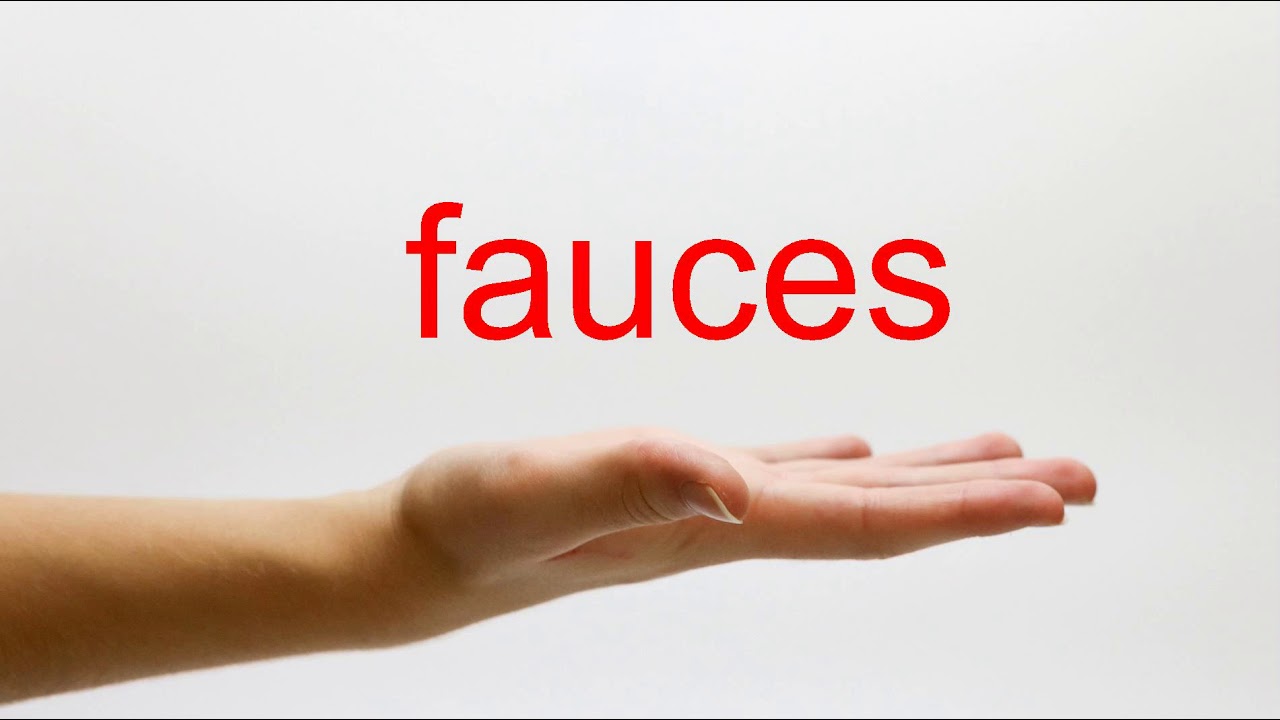 How to Pronounce fauces - American English - YouTube