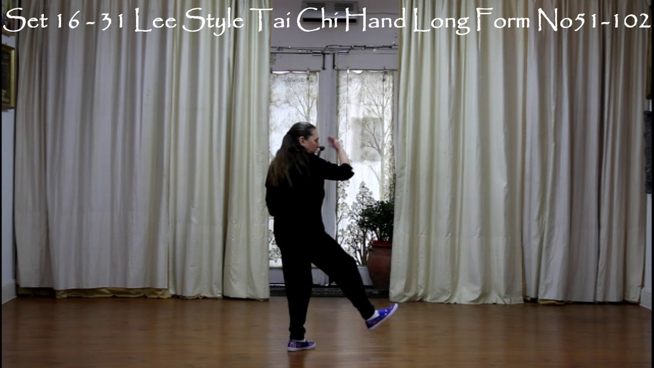 Tai Chi Back View 51-102 Lee Style - YouTube
