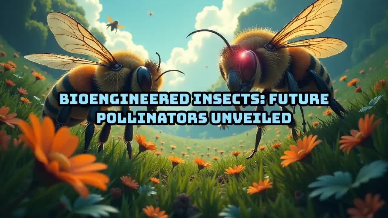 Bioengineered Insects: Future Pollinators Unveiled - YouTube