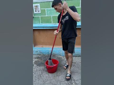 Как быстро избавиться от пыли на старом асфальте! 🚧🧽 #чистота # ...
