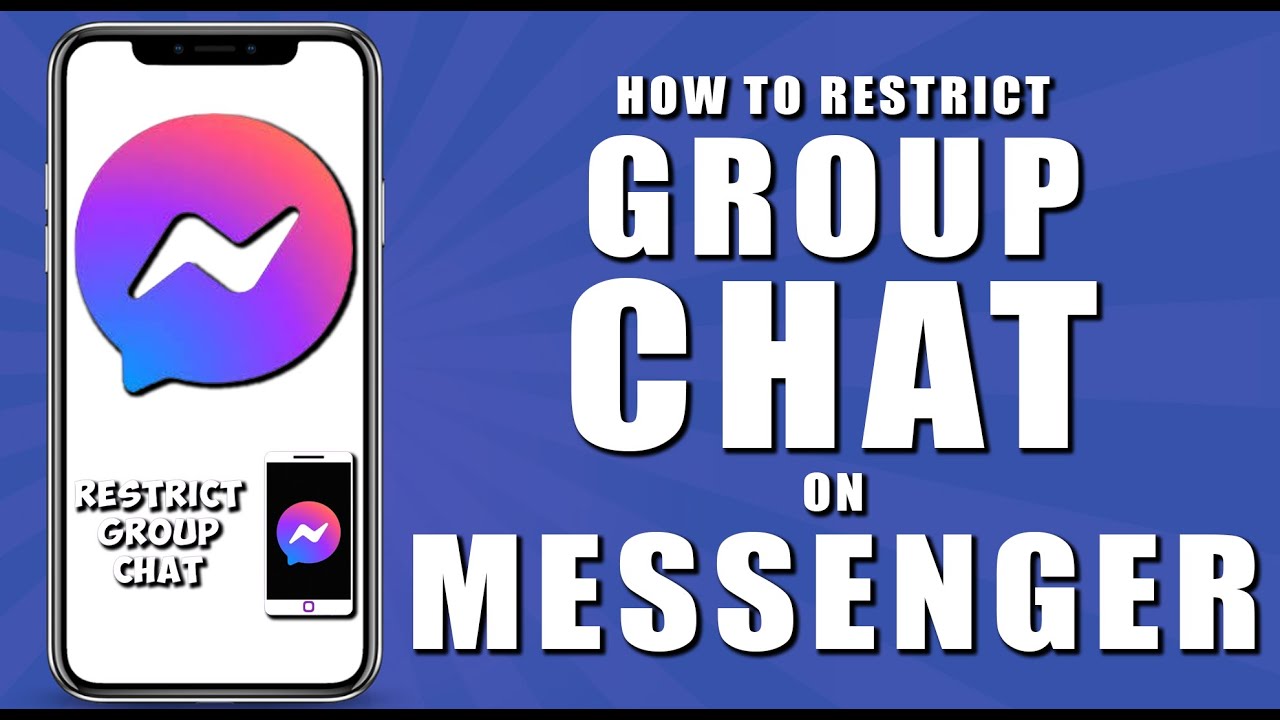 How to restrict group chat on messenger (2024) - YouTube