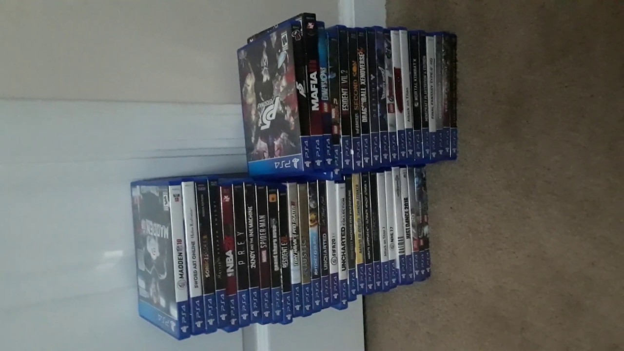 My PS4 game collection - YouTube