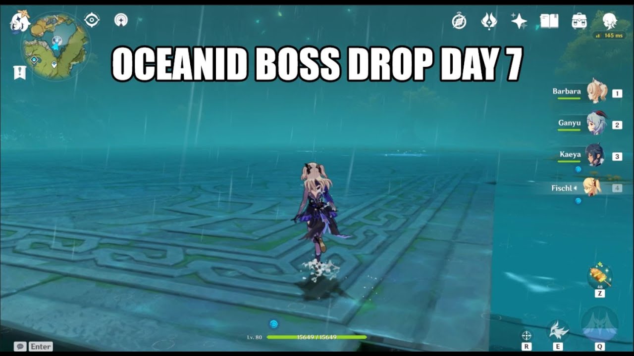 Oceanid Boss Drop Day 7 | Genshin Impact - YouTube