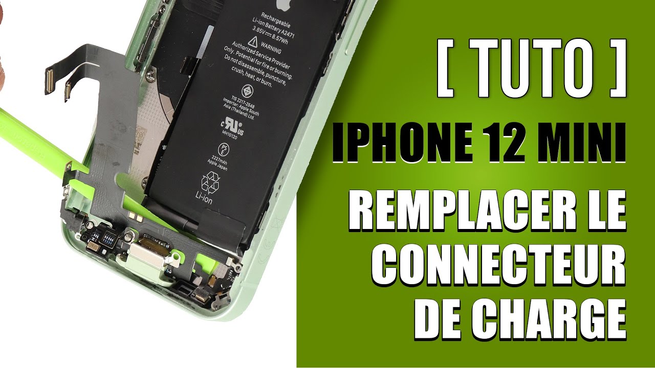 Comment remplacer le connecteur de charge iPhone 12 mini - YouTube