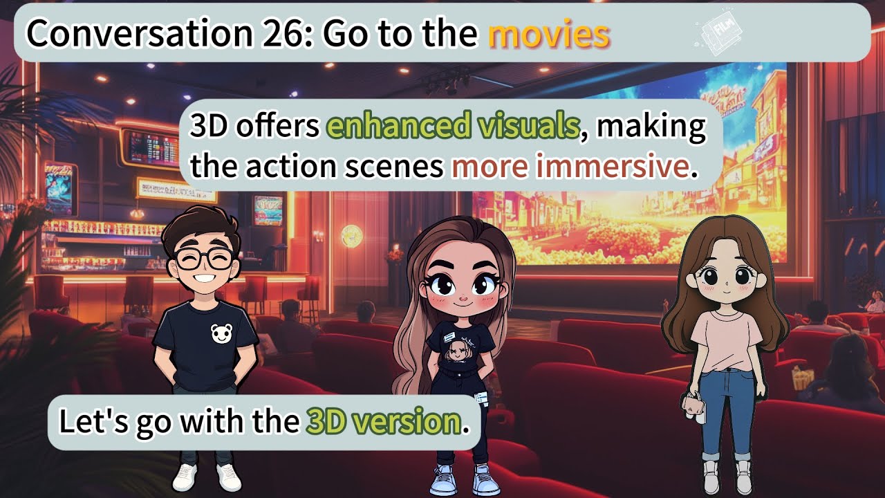 Everyday English Conversation Practice |Conversation 26: Go to the ...