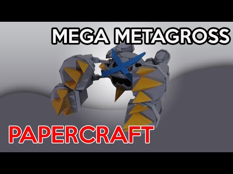 papercraft pokemon metagross - YouTube