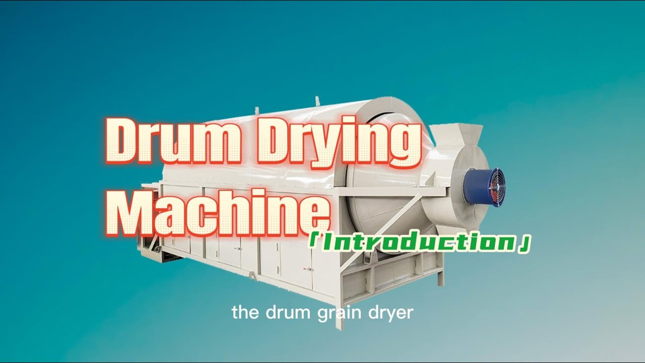 Multipurpose Drum drying machine - YouTube