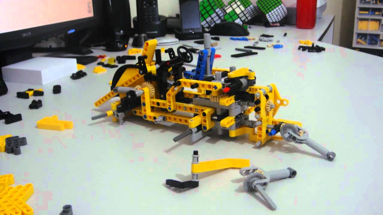 Lego Technic 8069 - Backhoe Loader - YouTube