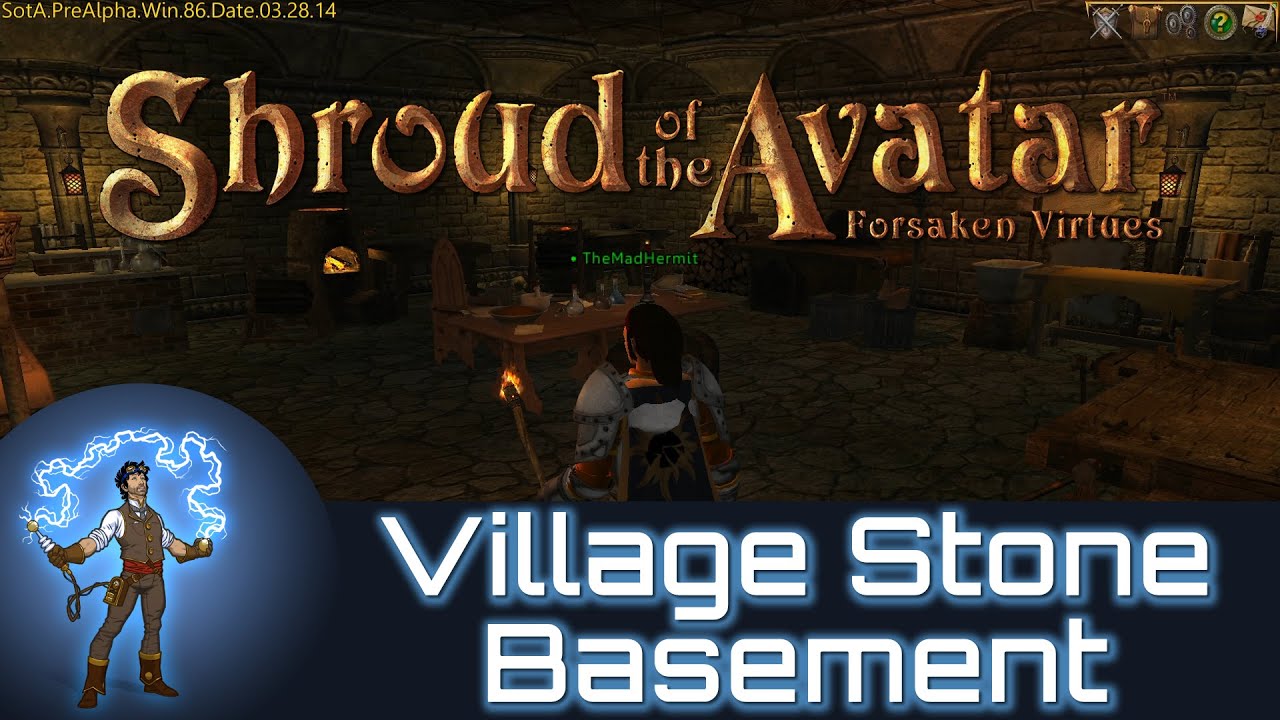 Shroud Of The Avatar: Village Stone Basement Walk-Through - YouTube