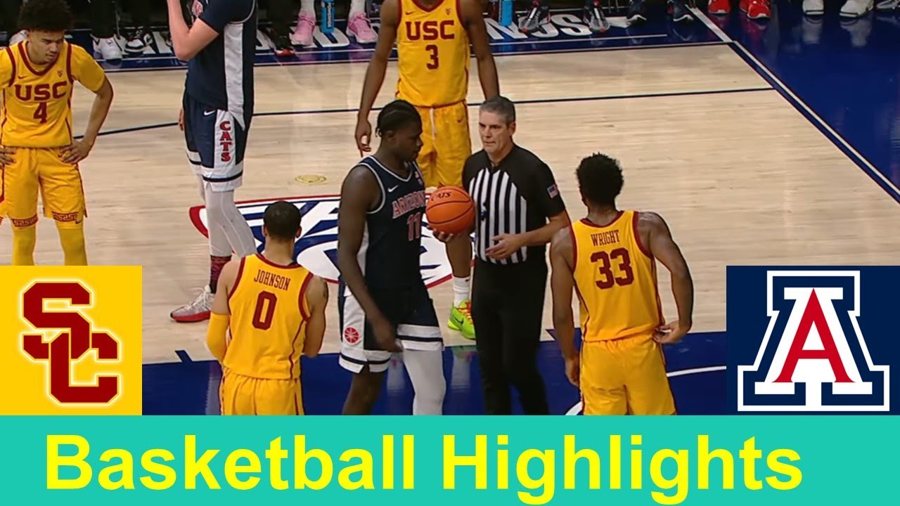 USC vs #12 Arizona Basketball Game Highlights, Jan 17 2024 - YouTube