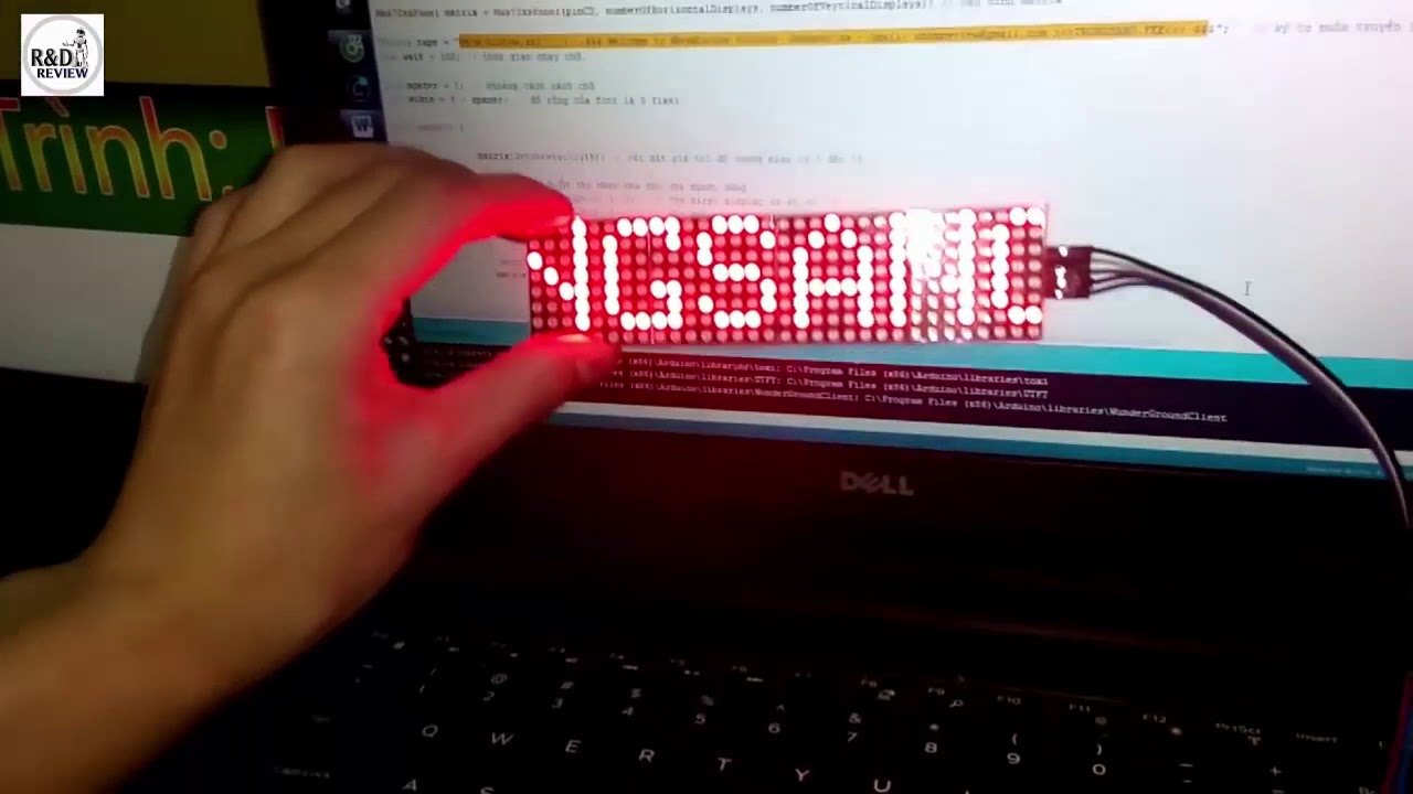 210 Module led matrix 8x32 max7219 arduino Nhóm Review R&D NEW PRODUCTS ...