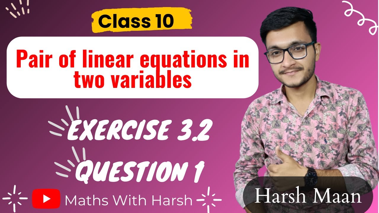 Chapter 3 Exercise 3 2 Q 1 Pair Of Linear Equations Class 10 chapter-3-exercise-3-2-q-1-pair-of-linear-equations-class-10
