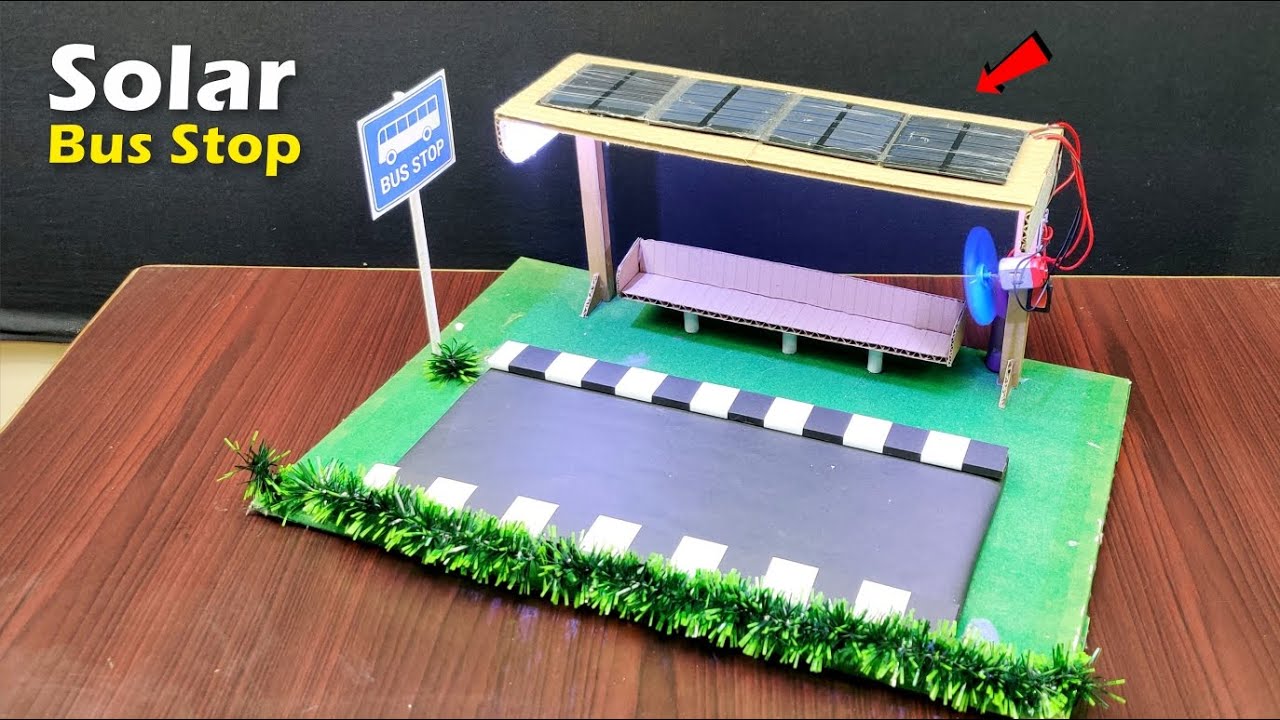 Solar Bus Station | DIY Project | Science Project - Go IT