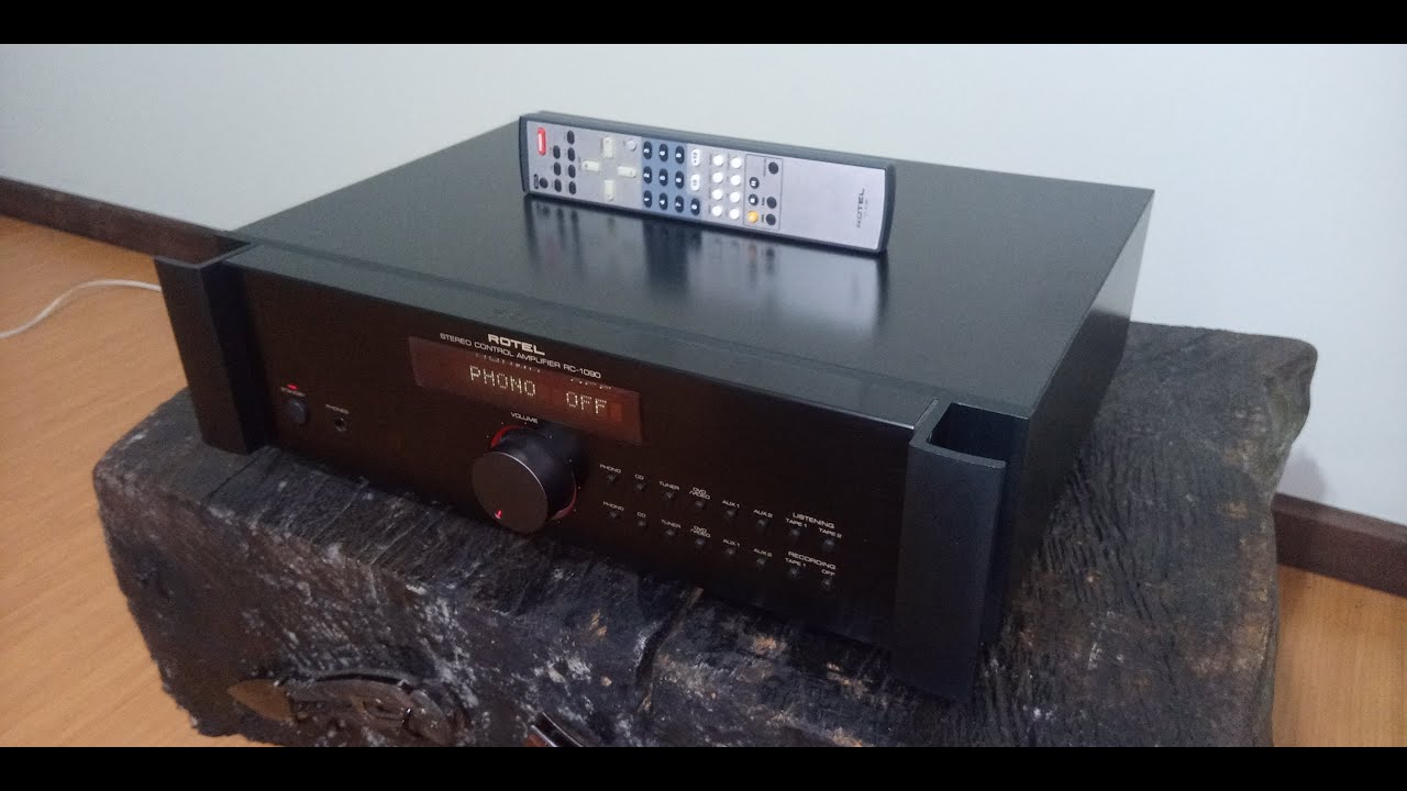 ROTEL RC-1090 Pré Amplificador (Stereo Control Amplifier) - YouTube