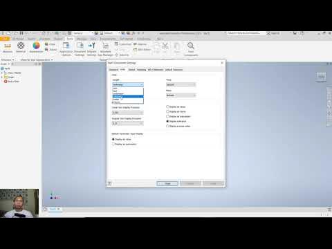 Inventor How To Change Units - YouTube