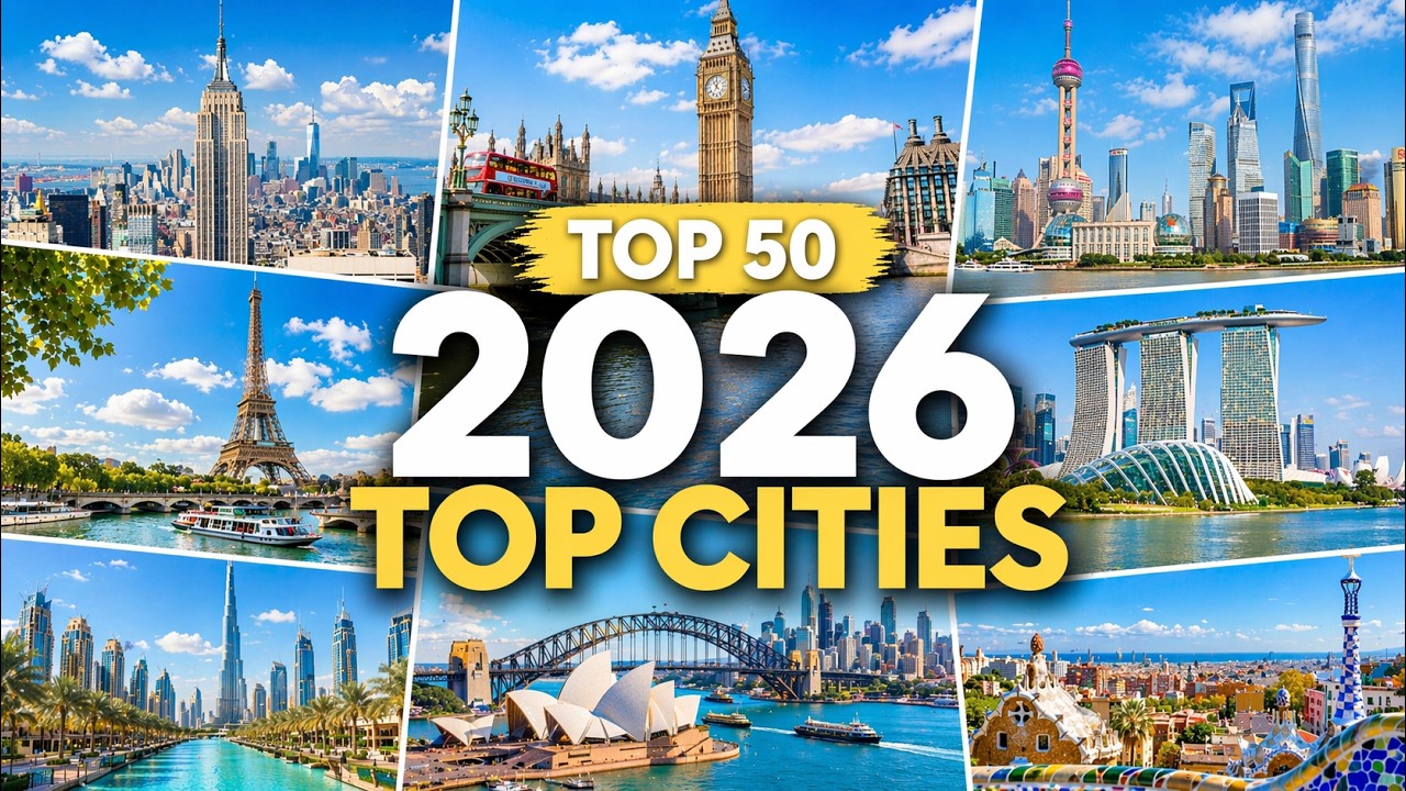 50 Most Beautiful Cities in the World | 2025 Travel Video - YouTube