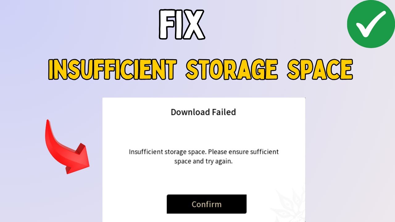 How to Fix Insufficient Storage Space in Duet Night Abyss - YouTube