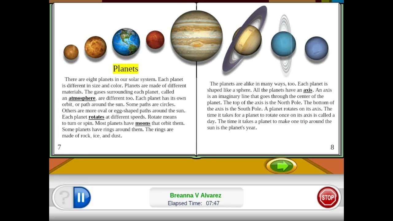 the world around you istation book bookworms - YouTube